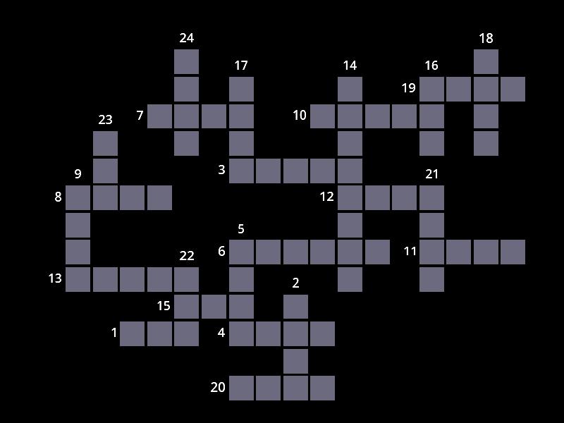 Verb phrases (EF 5A) practice - Crucigrama