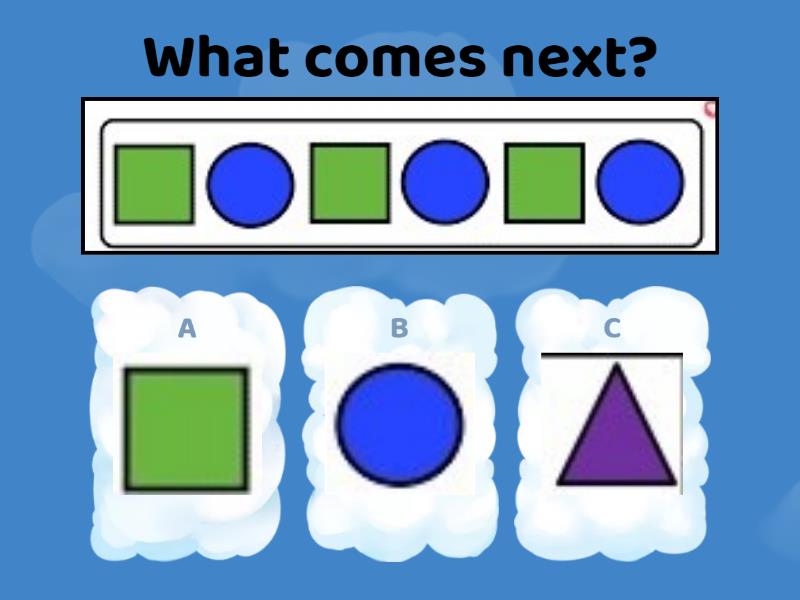 Shapes Pattern KG2 AAIS - Quiz