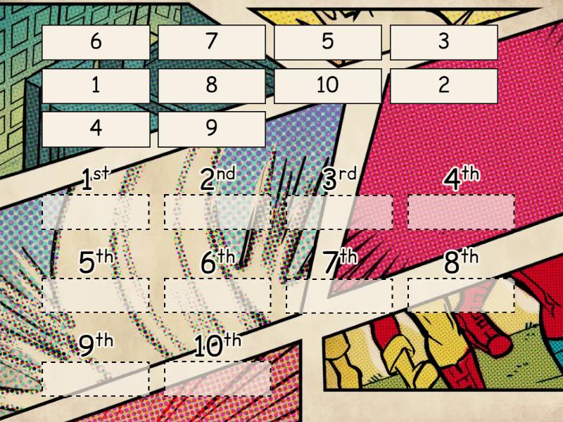 numbers - Rank order