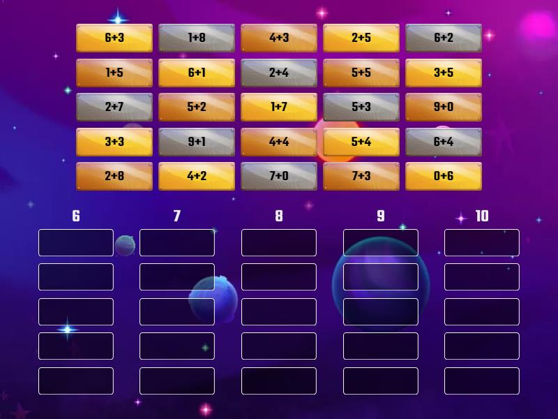 Partners of 6-10 - Group sort