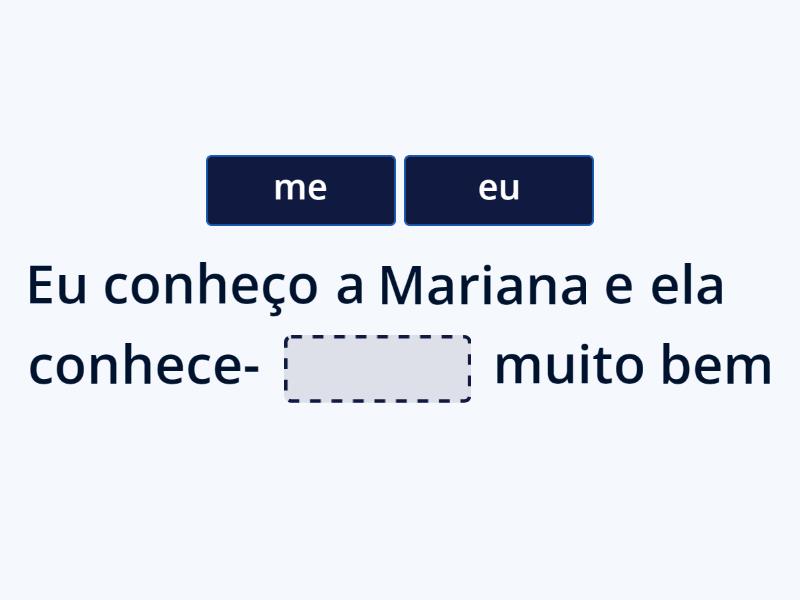 Complemento Direto - Completar la frase