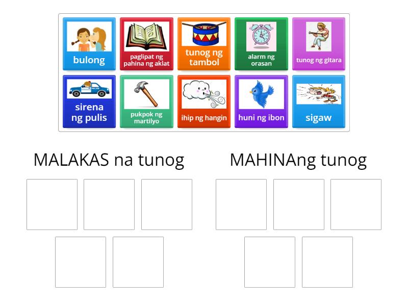 BALIK ARAL: Tukuyin kung ang larawan ay nakalilikha ng malakas o ...