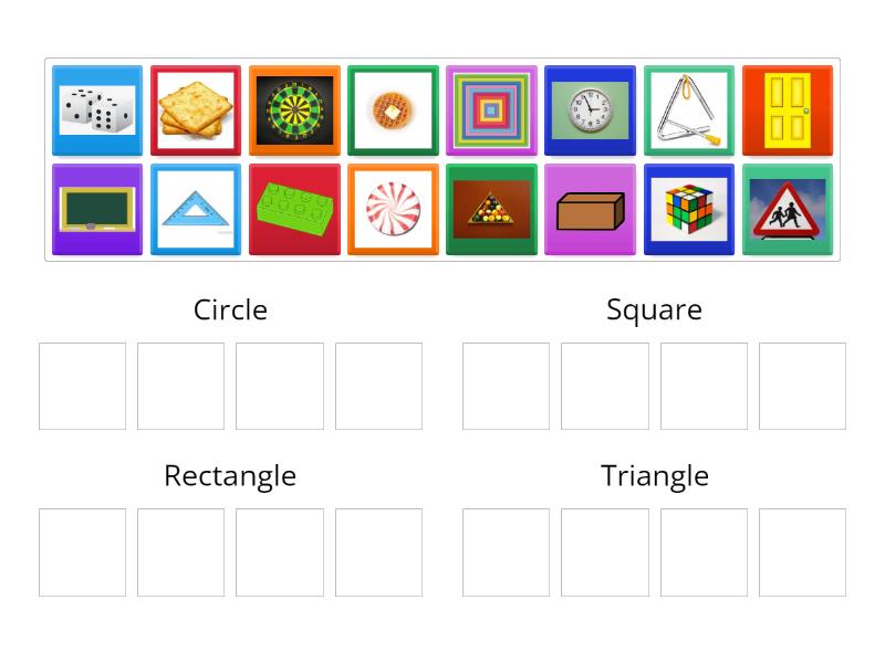 2D shapes - Group sort