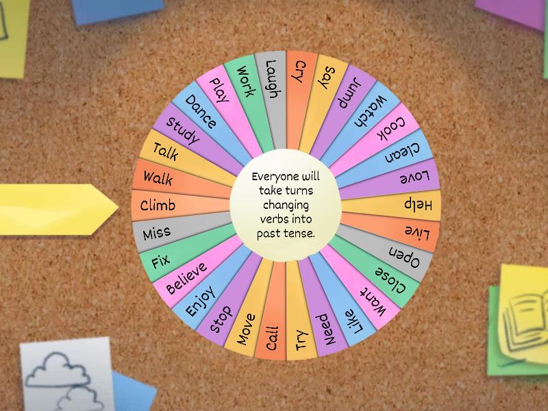 Verb wheels! - Rueda aleatoria