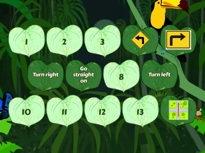 GIVING DIRECTIONS - Matching pairs