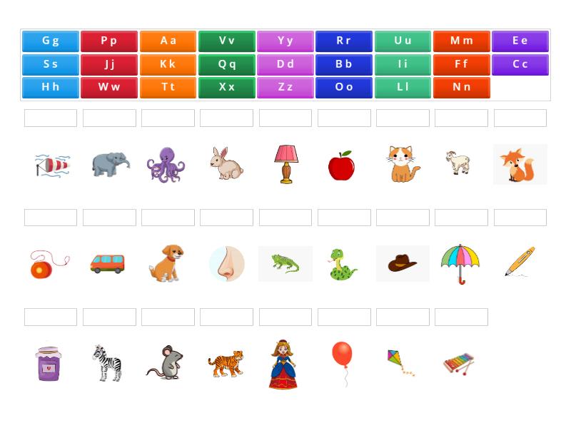 Alphabet - Match up