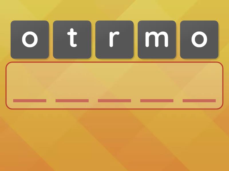 merangkai kata - Anagram