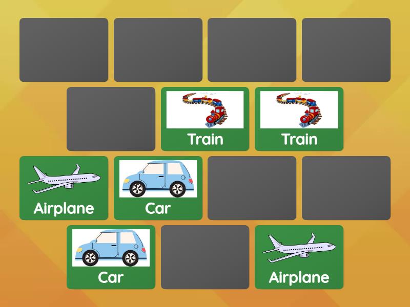 Match the Transportation! - Matching pairs