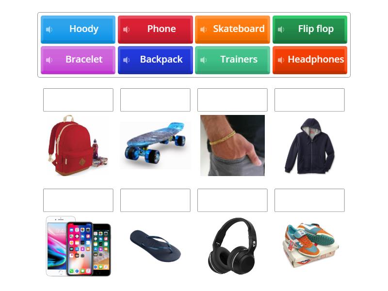 Vocabulary "Our things" - Match up