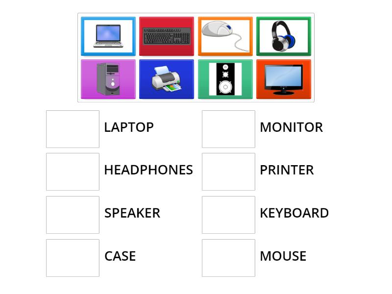 COMPUTER HARDWARE - Match up