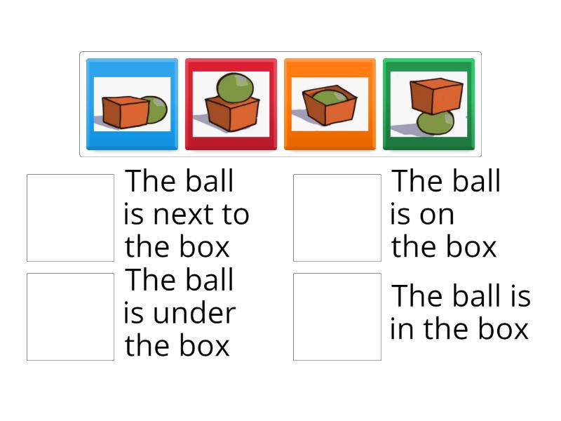 Prepositions - Match up