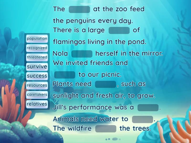 G3 Wonders 17 FITB Vocab - Missing word