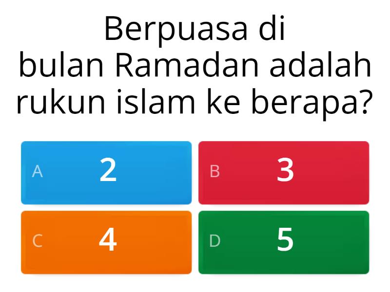 KUIZ RAMADAN - Quiz