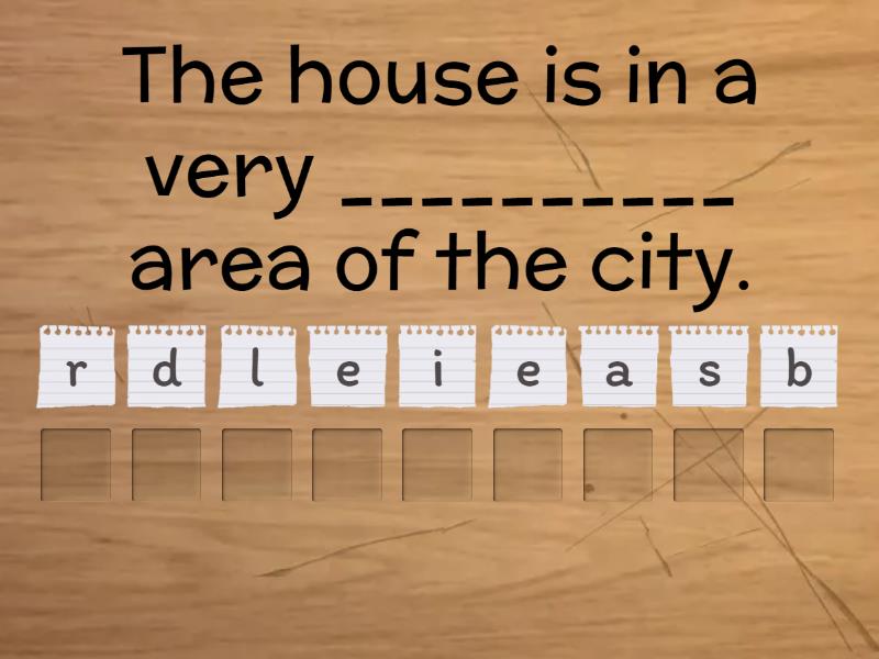 Read the sentences and unscramble the words - Anagram