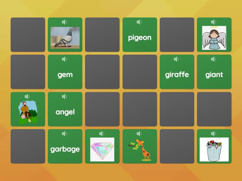 soft g matching - Matching pairs