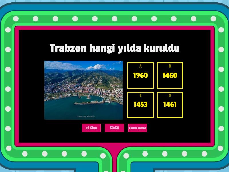 TRABZON - Gameshow quiz