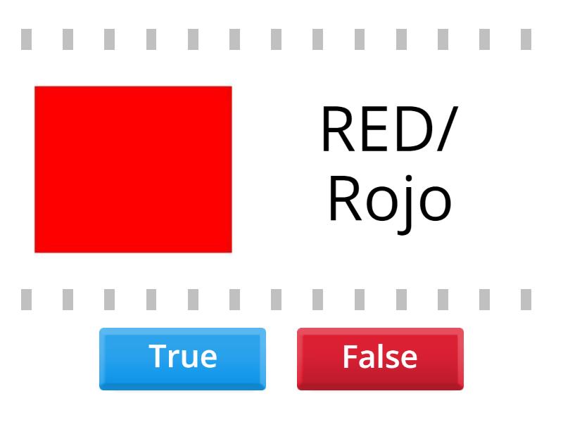 Color - True or false