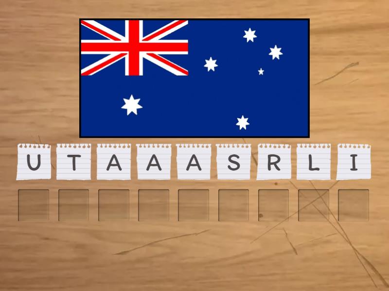 Flags - Anagram - Anagrama