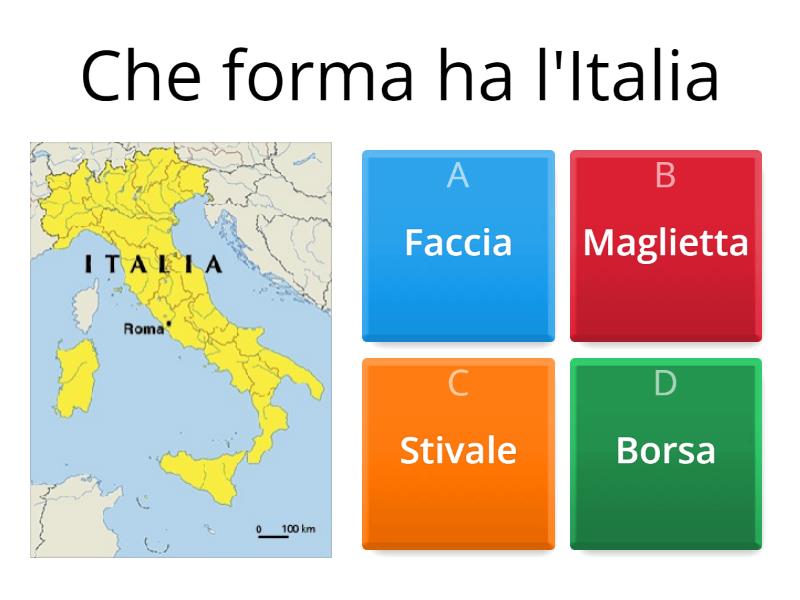 L'ITALIA E LE SUE REGIONI - Quiz