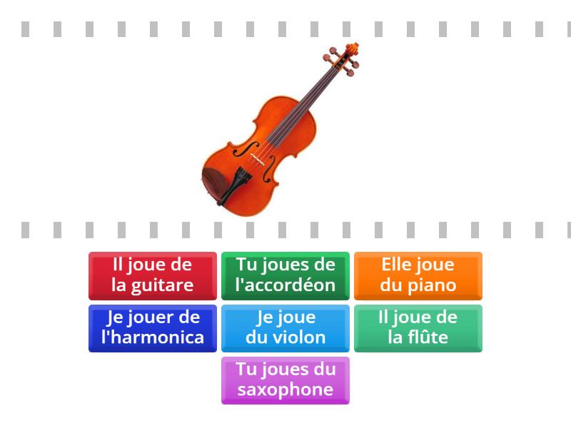 Enfants Jouer du, de la, de l' + instrument - Find the match