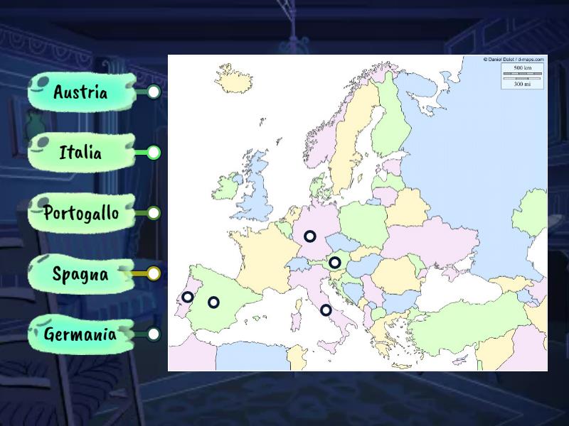 Stati Europei - Labelled diagram