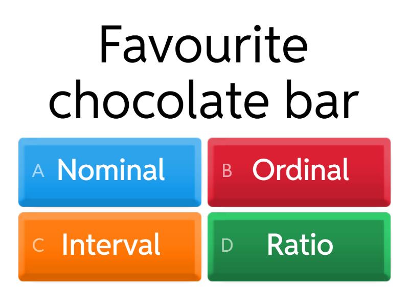 Nominal Ordinal Interval Or Ratio Quiz 8462