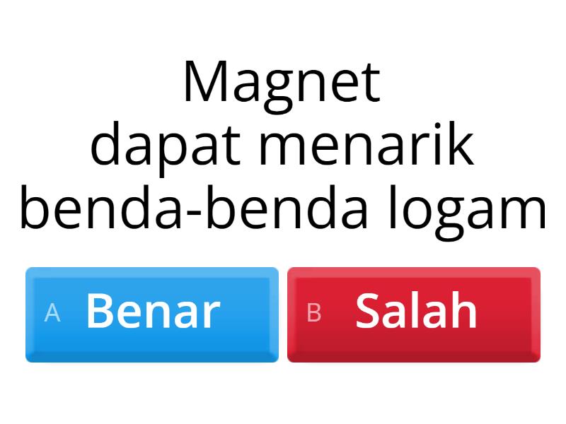 Benar atau Salah - Quiz