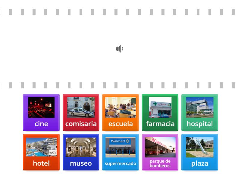 Lugares de mi ciudad - Find the match