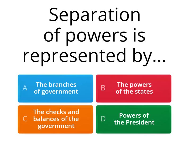 Branches of Government Review - Quiz