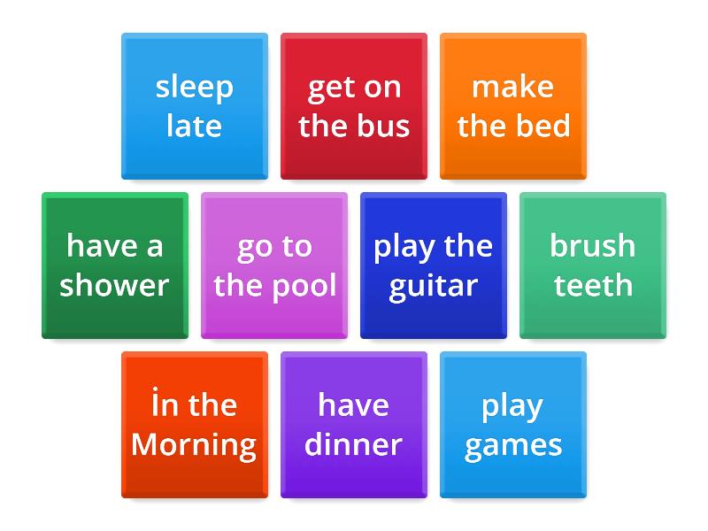 My daily Routine - Flip tiles