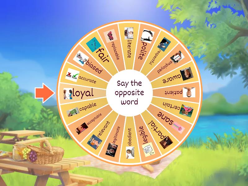 Adjective Prefixes - Spin the wheel
