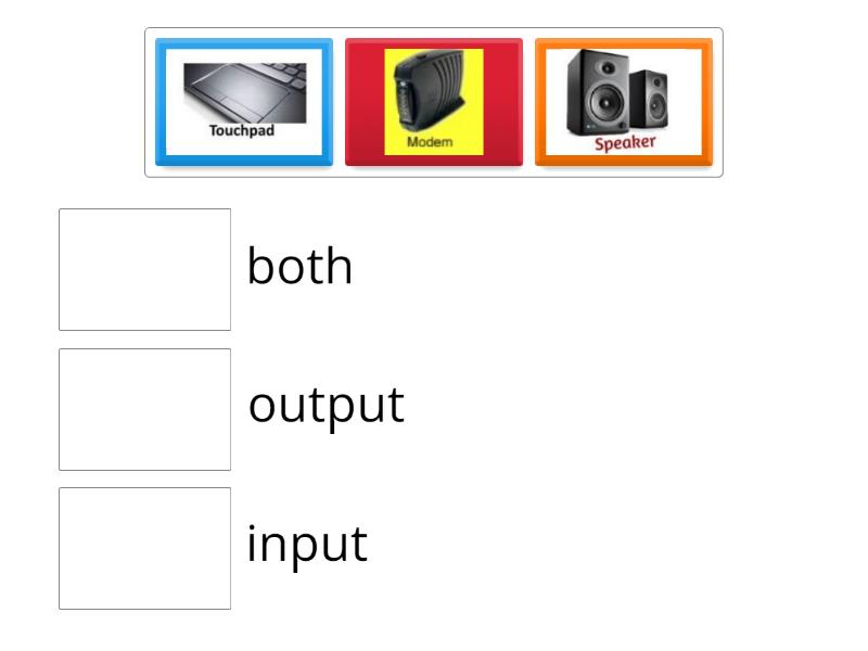 input output - Match up