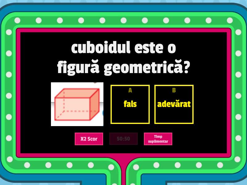 formele geometrice - Gameshow quiz