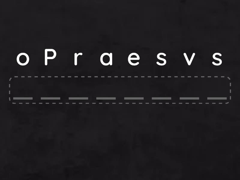 Passover/Pesach s - Anagram