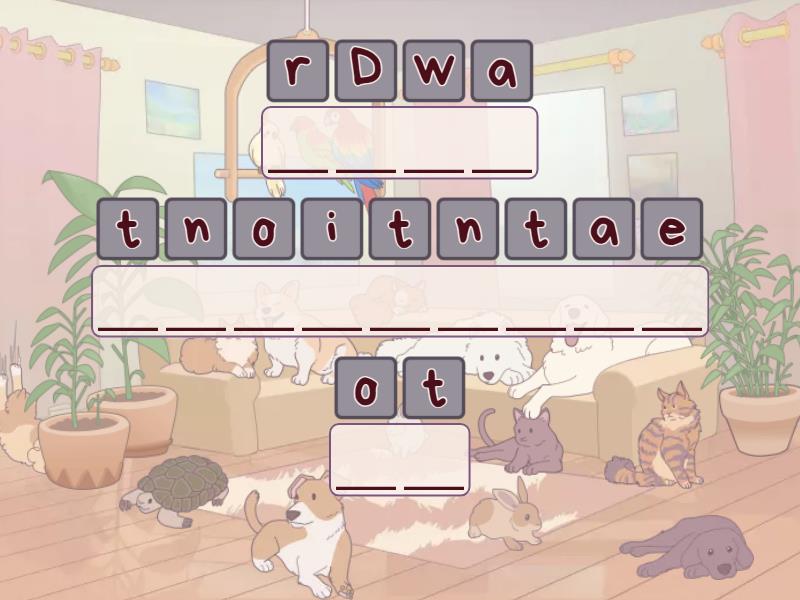 Team dynamics - Anagram