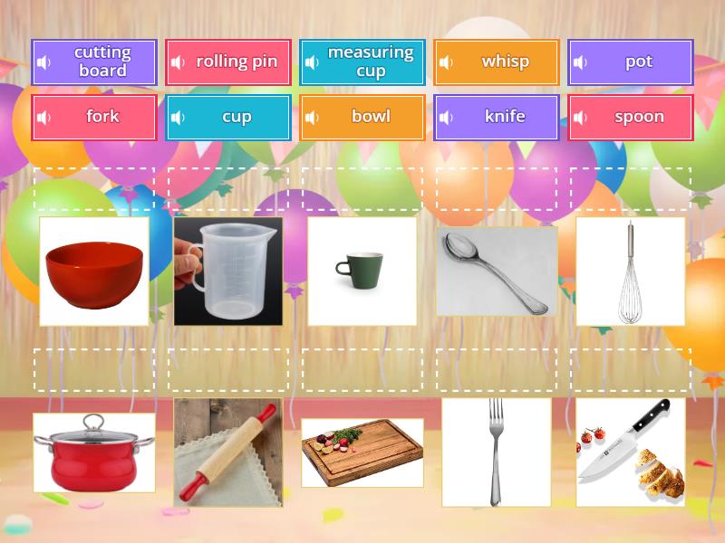 Kitchen tools - Match up