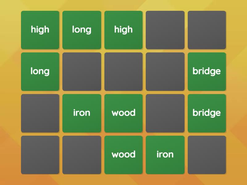 Bridges - Matching pairs