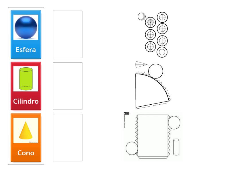 Figuras geometricas redondas - Match up
