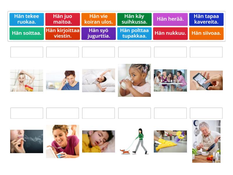 Oma suomi 1 - kpl 3 - Yhdistä parit - Match up