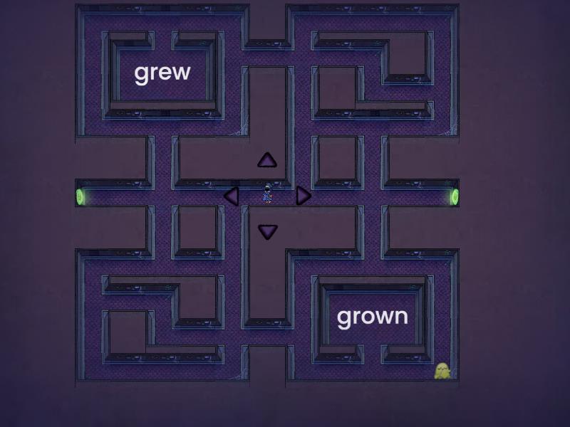 Irregular verbs (simple past) Part 1 - Maze chase
