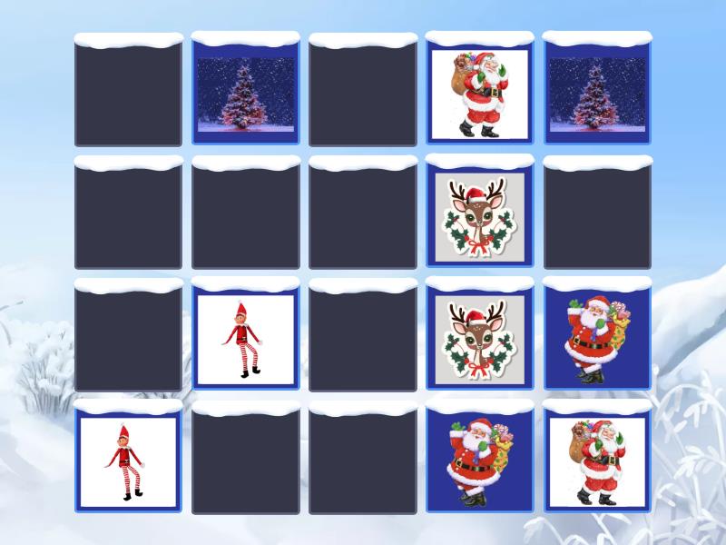 Encontramos su pareja. Navidad - Matching pairs