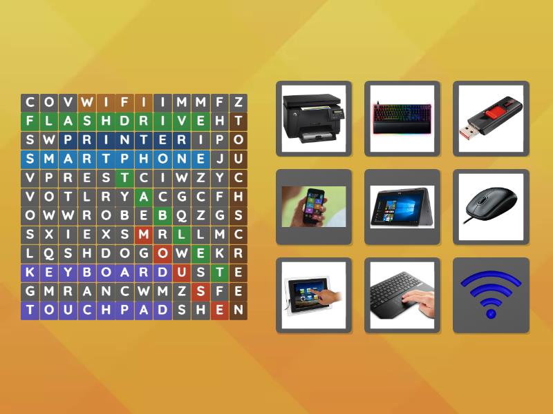 Voc unit 7 uncover 2 computers and communication - Wordsearch