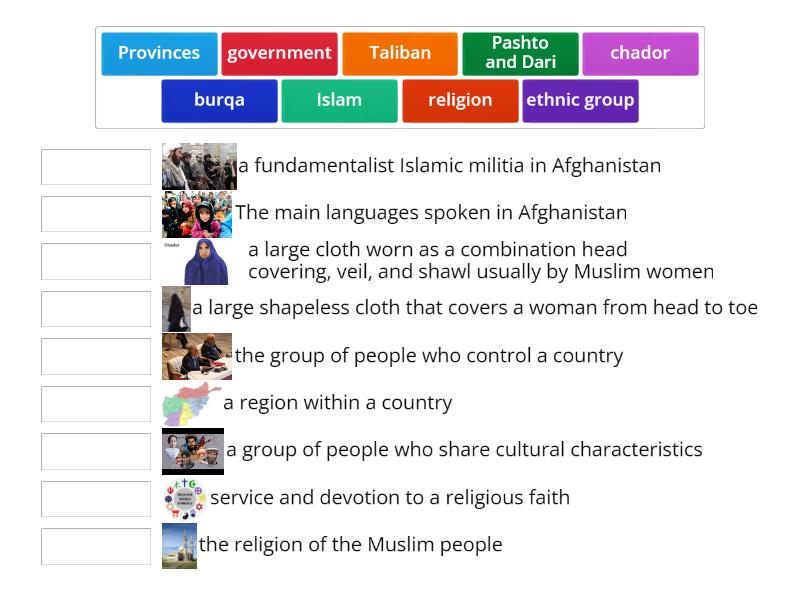 Culture and Government - Match up