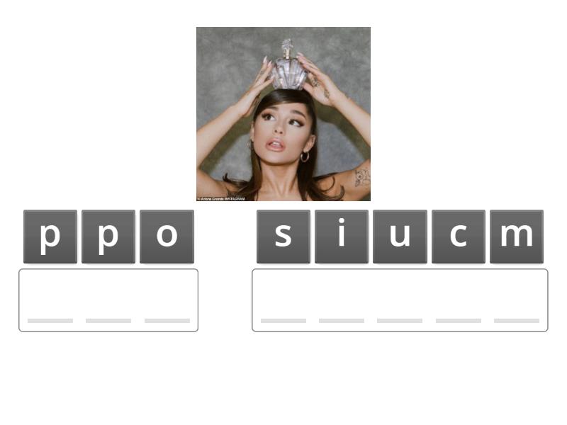 Types of music - Anagram