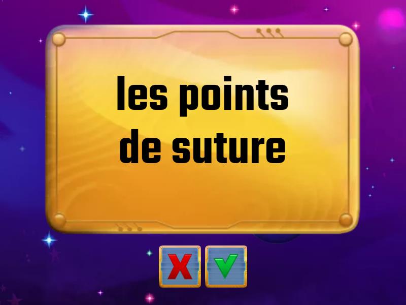 un accident (les cartes) - Flash cards