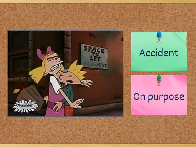 Accidents Vs on purpose - Cuestionario