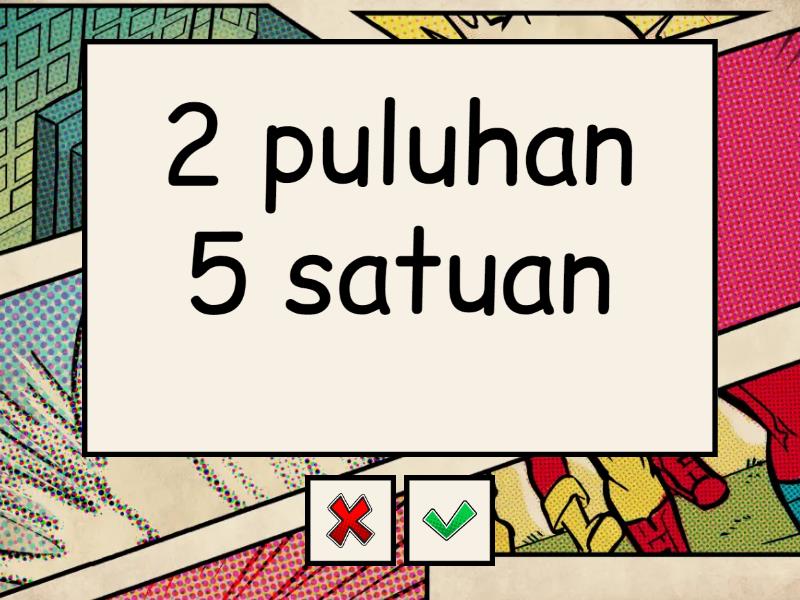 Nilai Tempat (Flip Card) - Flash cards