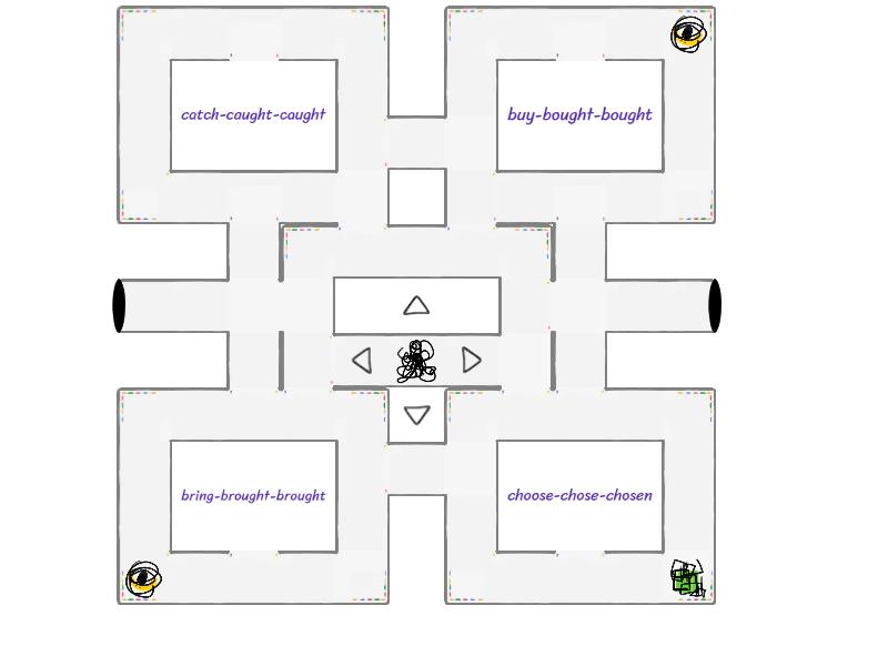 Maze Spotlight 5 Irreg verbs 1 - Maze chase