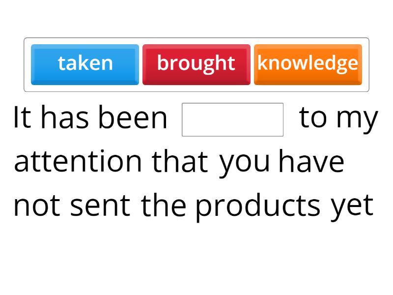 Complaining and Responding to Complaints - Complete the sentence