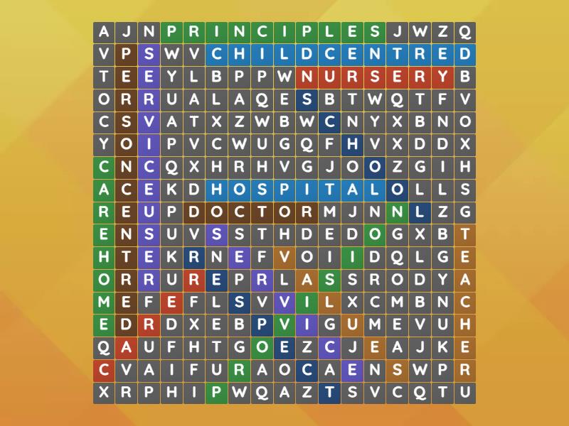 Word scramble - Wordsearch